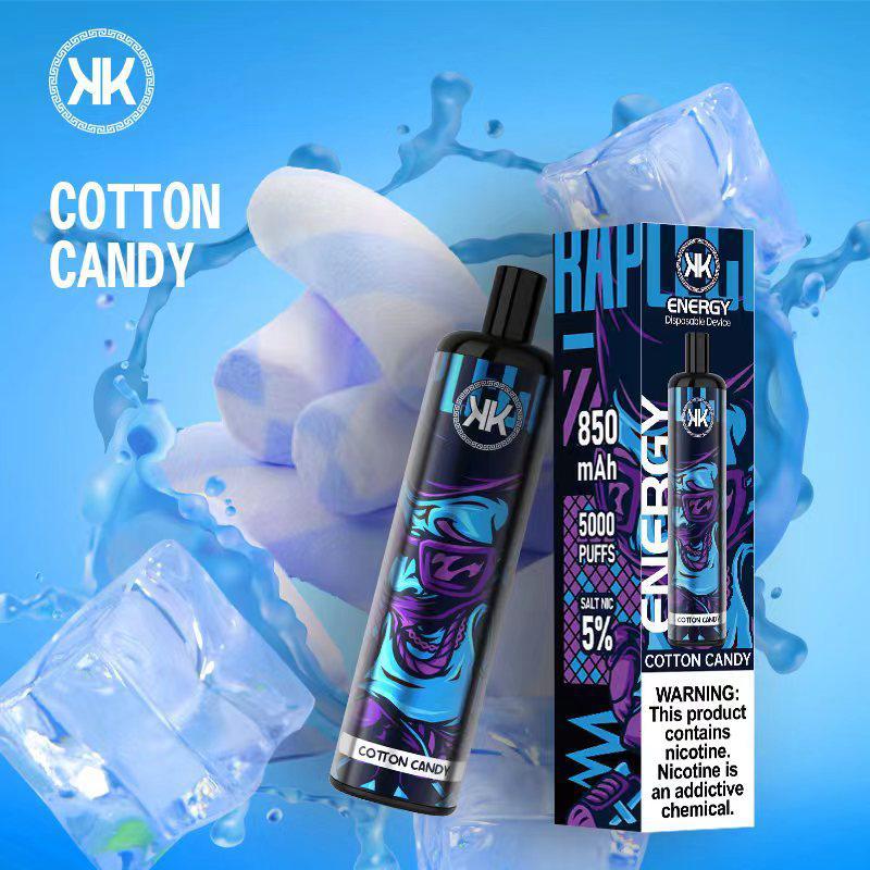 پاد یکبار مصرف آب نبات پشمکی کی کی انرژی | KK Energy cotton candy ...